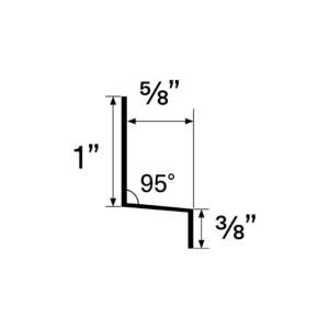 Horizontal Z-Bar Aluminum Flashing | Nakamoto Forestry