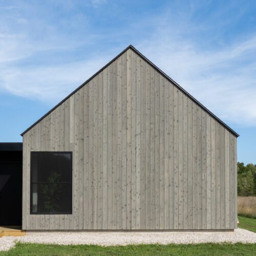 Sugi Flat Grain Weathering Stain Silver | Authentic Yakisugi Siding